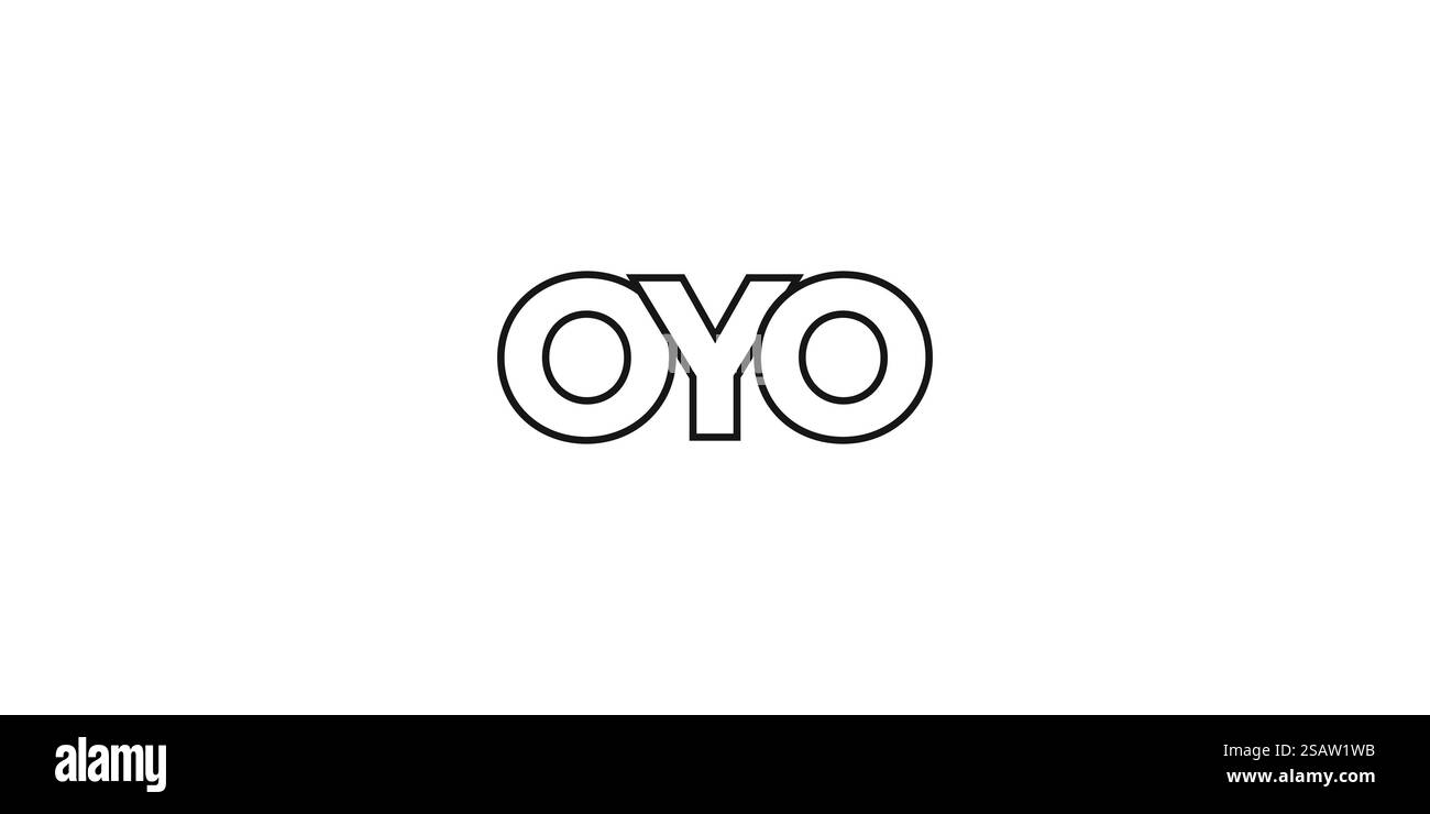 Oyo in the Nigeria emblem for print and web. Design features geometric ...