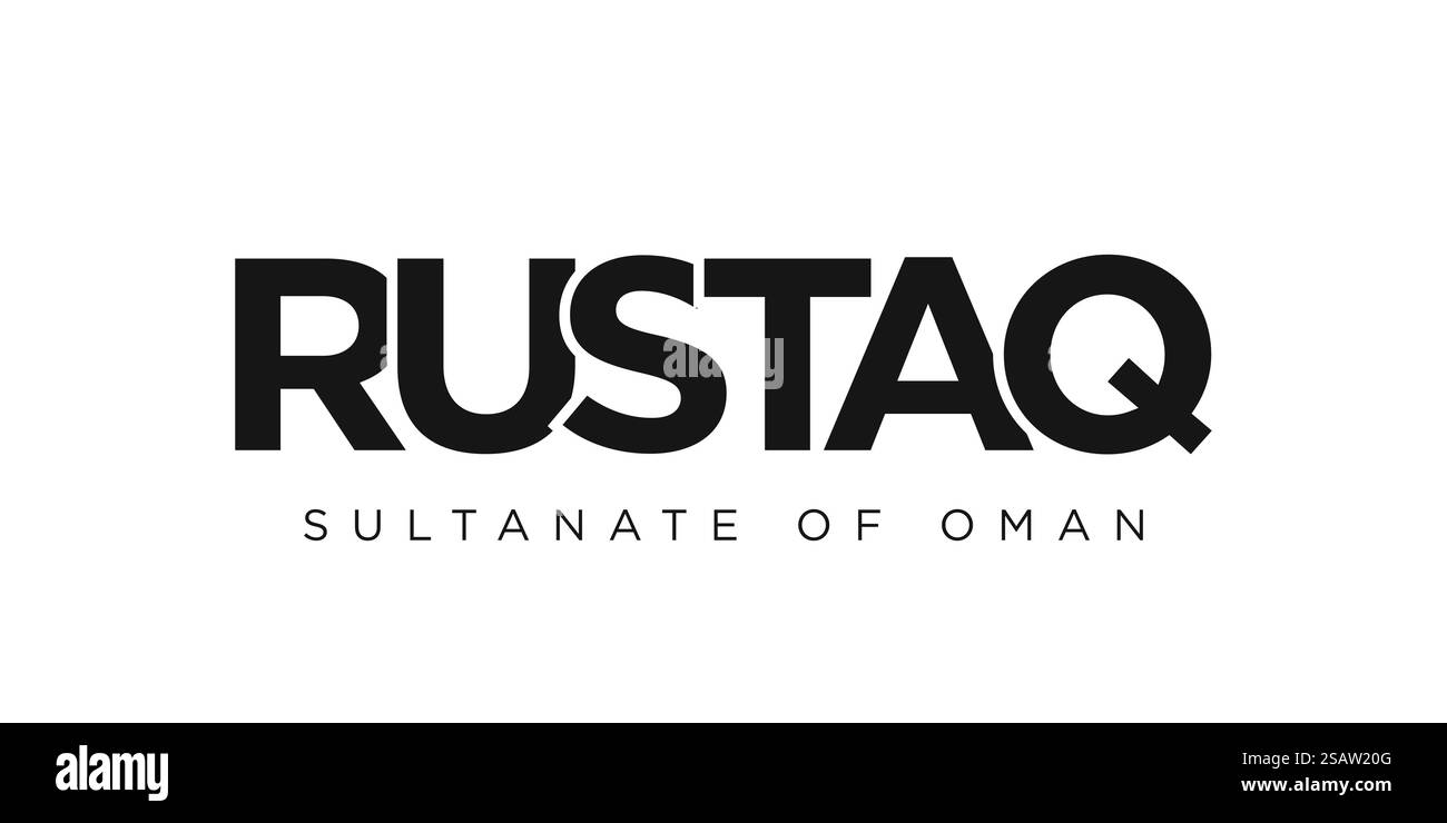 Rustaq map hi-res stock photography and images - Alamy