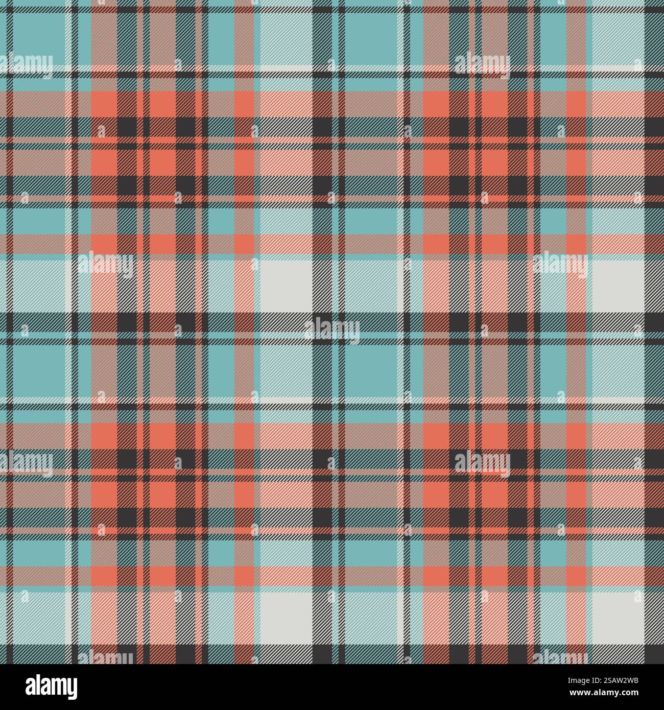 Modern check plaid fabric texture seamless pattern. Vector illustration ...