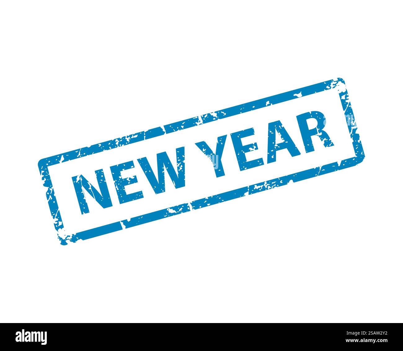 New year stamp vector texture. Rubber cliche imprint. Web or print ...