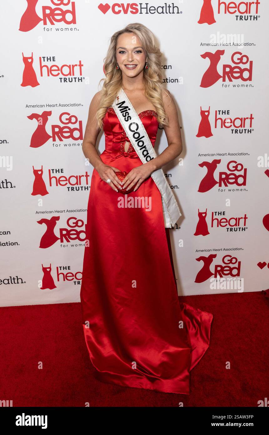 New York, NY, 30 January 2025: Miss Colorado 2024 Alexandra Lotko ...
