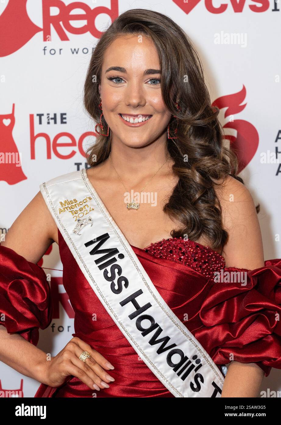 New York, NY, 30 January 2025: Miss Nuuanu's Teen 2024 (Miss Hawaii's ...