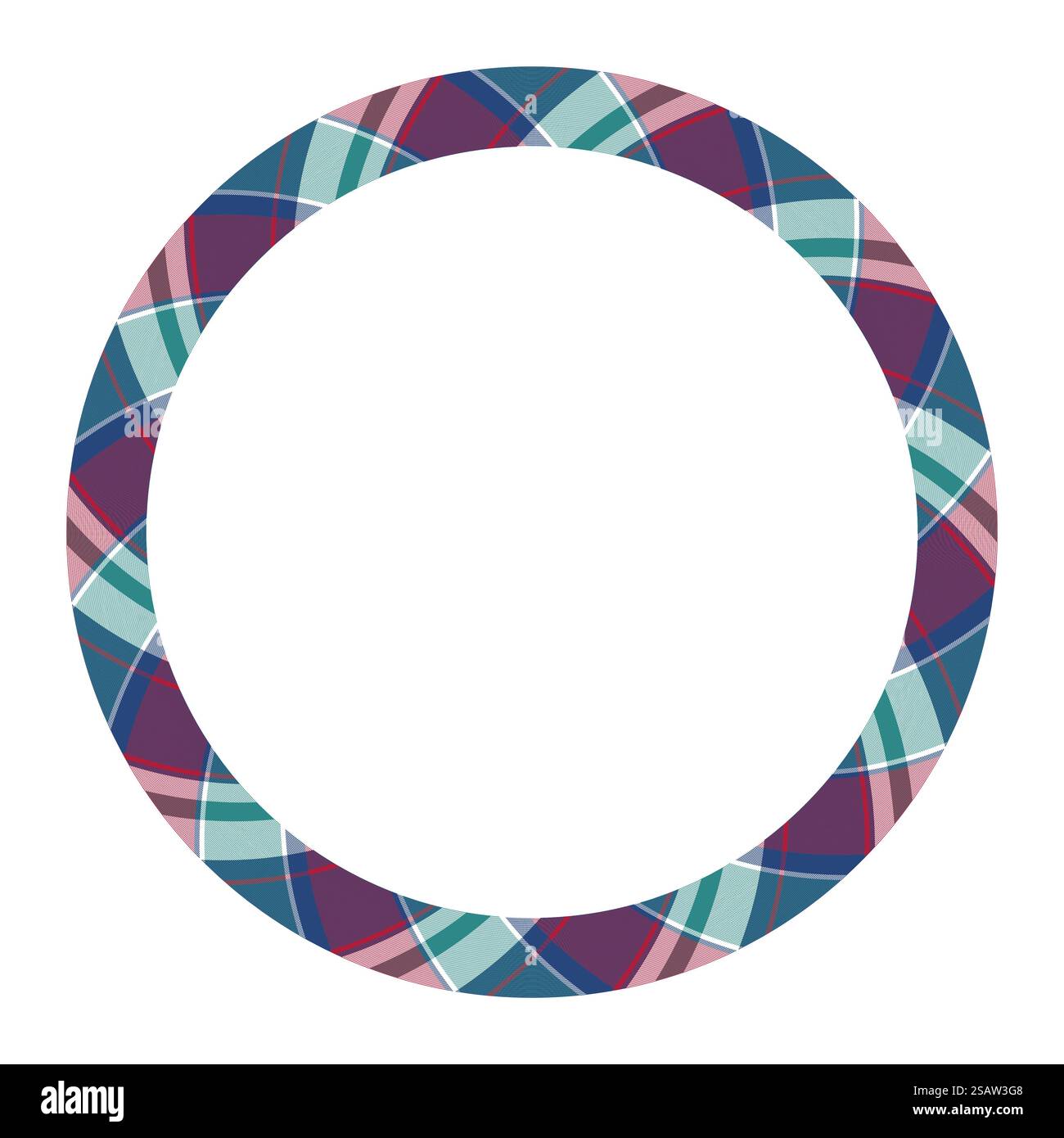 Circle borders and frames vector. Round border pattern geometric ...