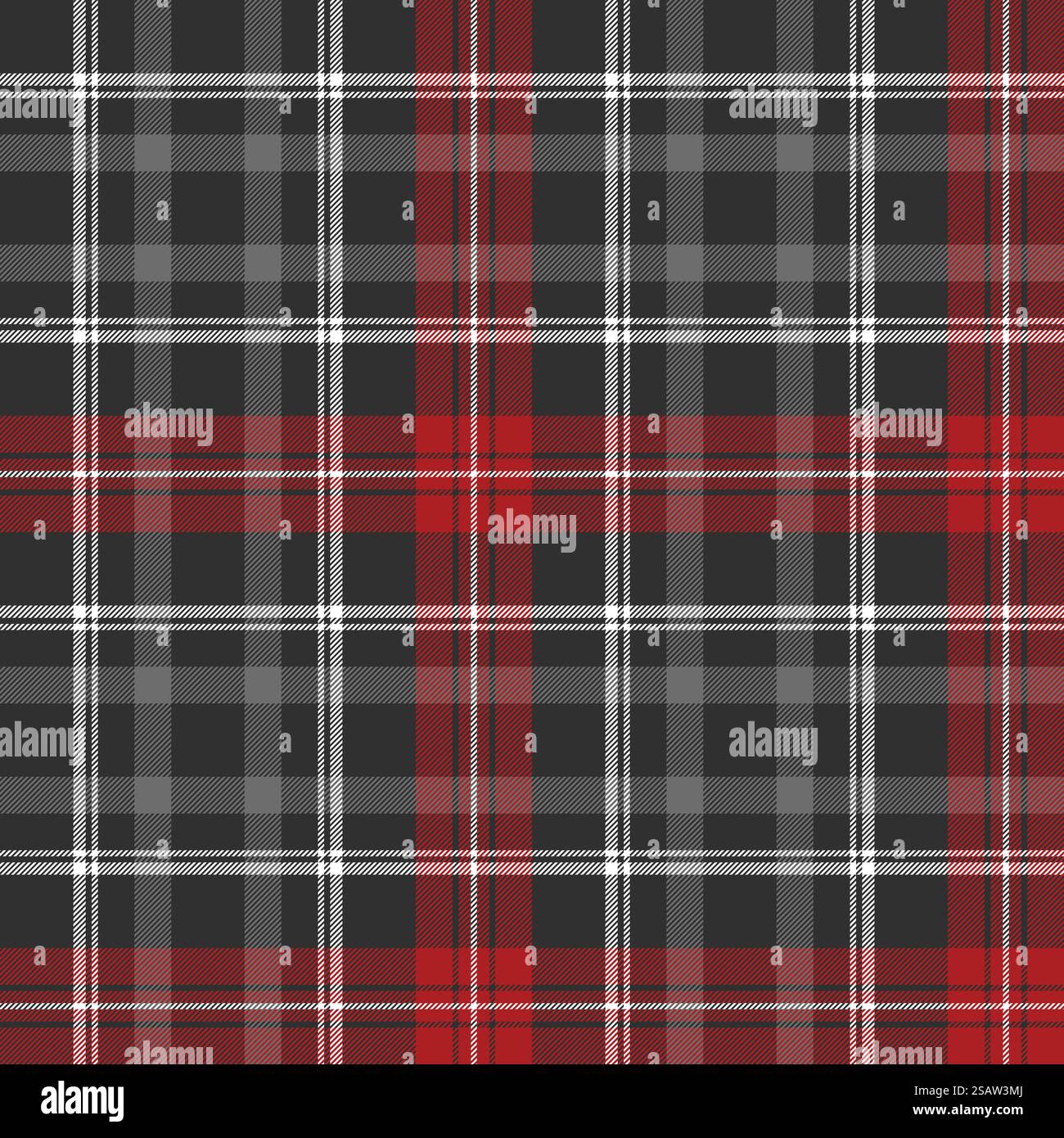 Gray plaid fabric texture seamless pattern. Vector illustration.. Gray ...