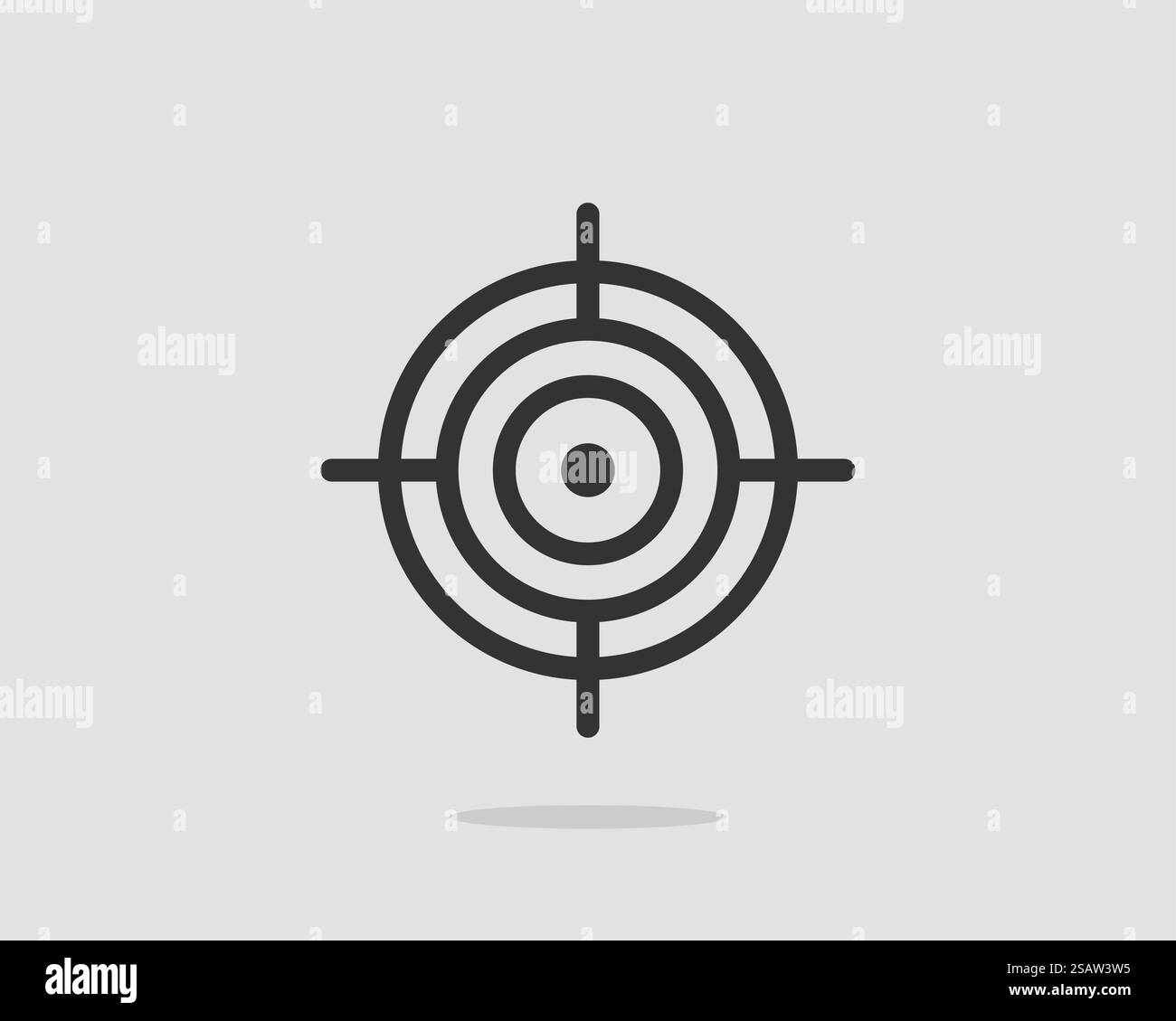 Target icon vector Stock Vector Image & Art - Alamy