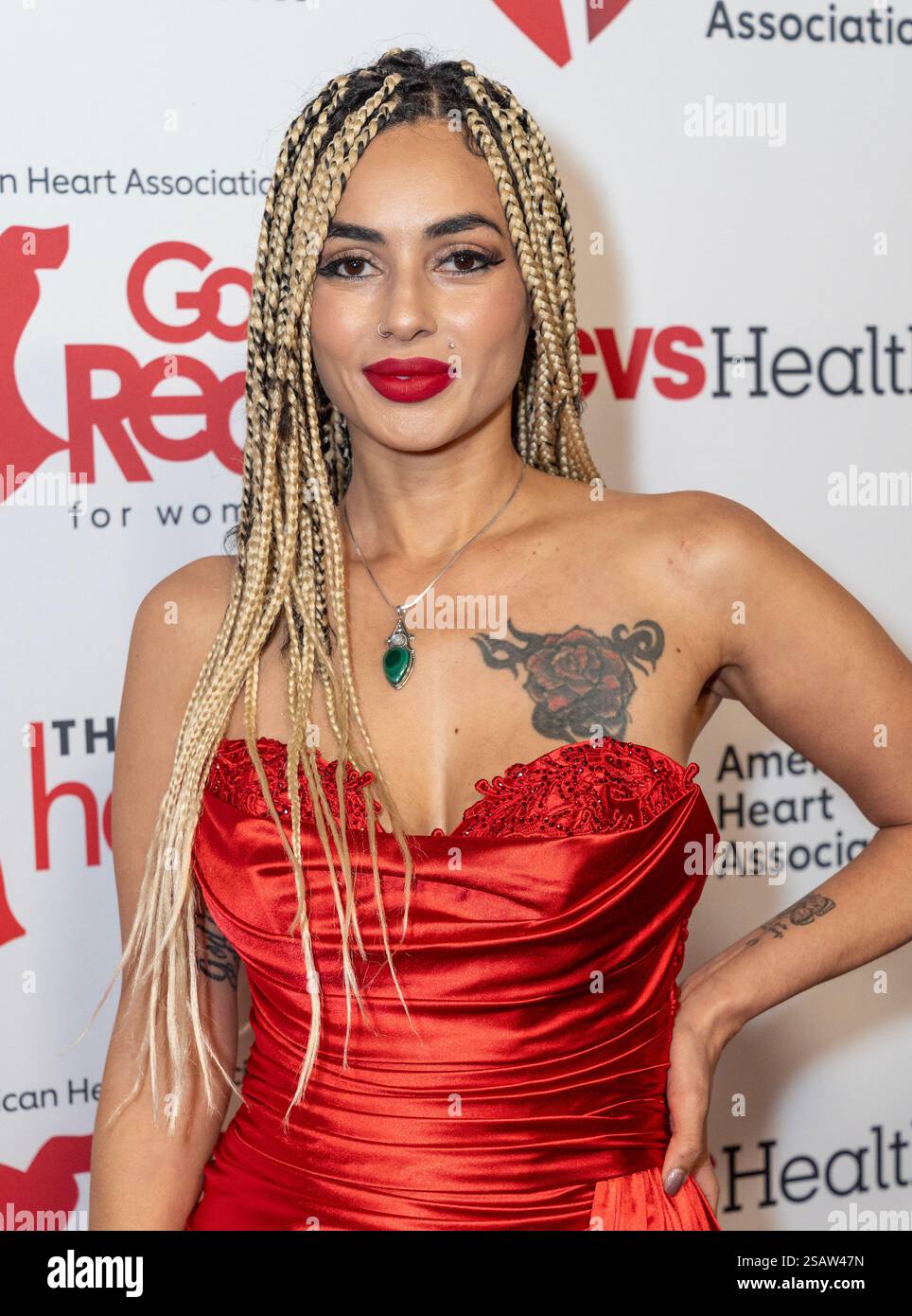 New York, NY, 30 January 2025: Jess attends American Heart Association ...