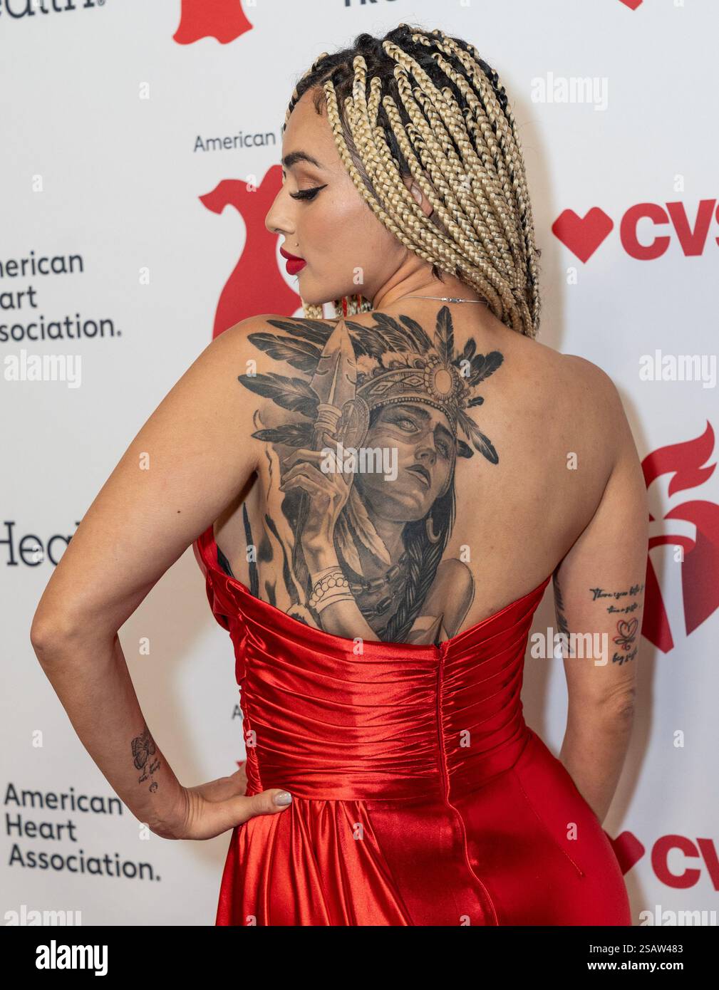New York, NY, 30 January 2025: Jess attends American Heart Association ...