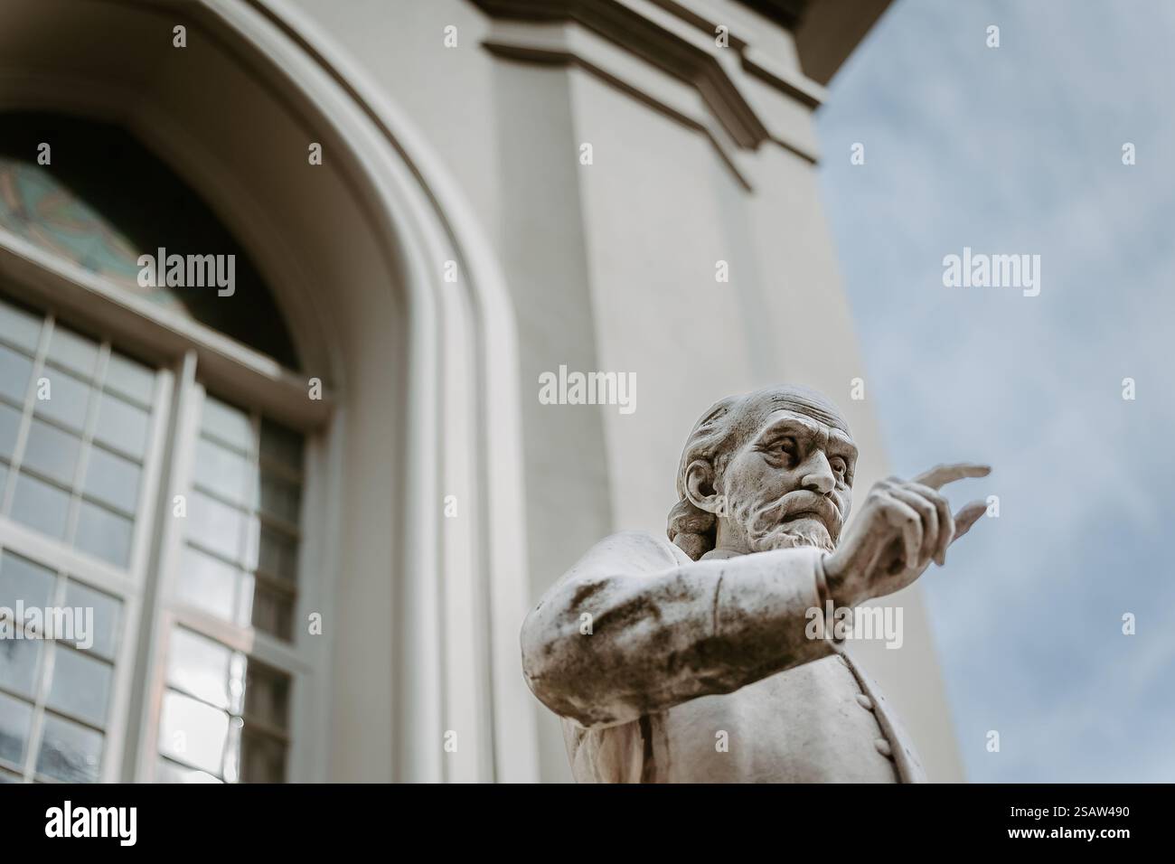 A striking statue of Andrew Murray, the renowned South African ...