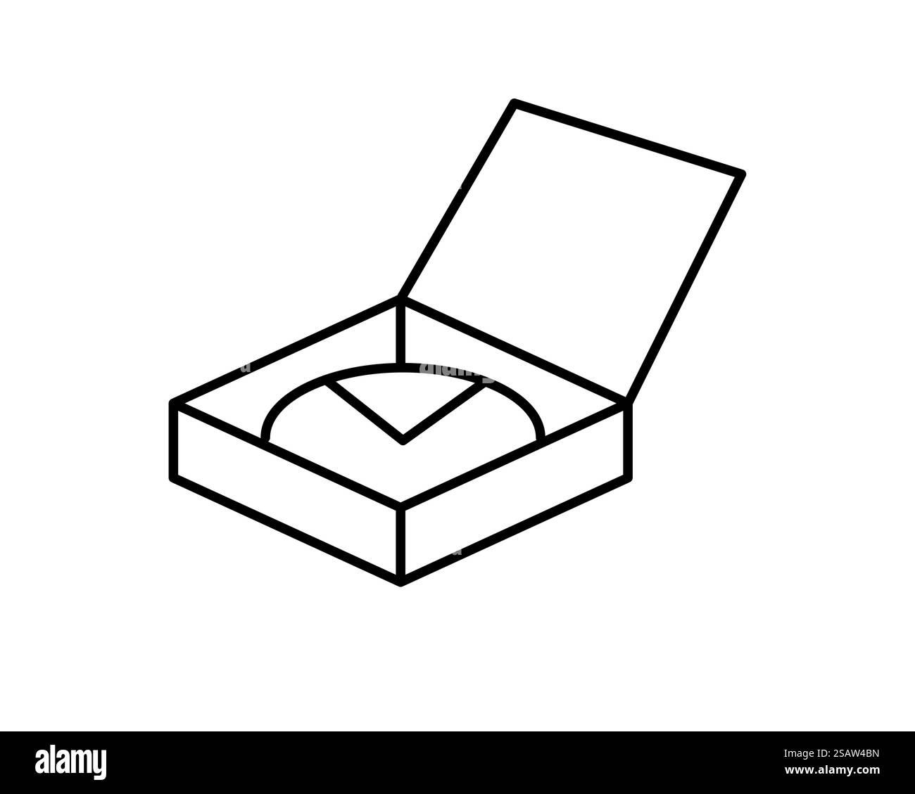 Delivery packaging vector icon. Cargo cardboard box icons. Carton ...