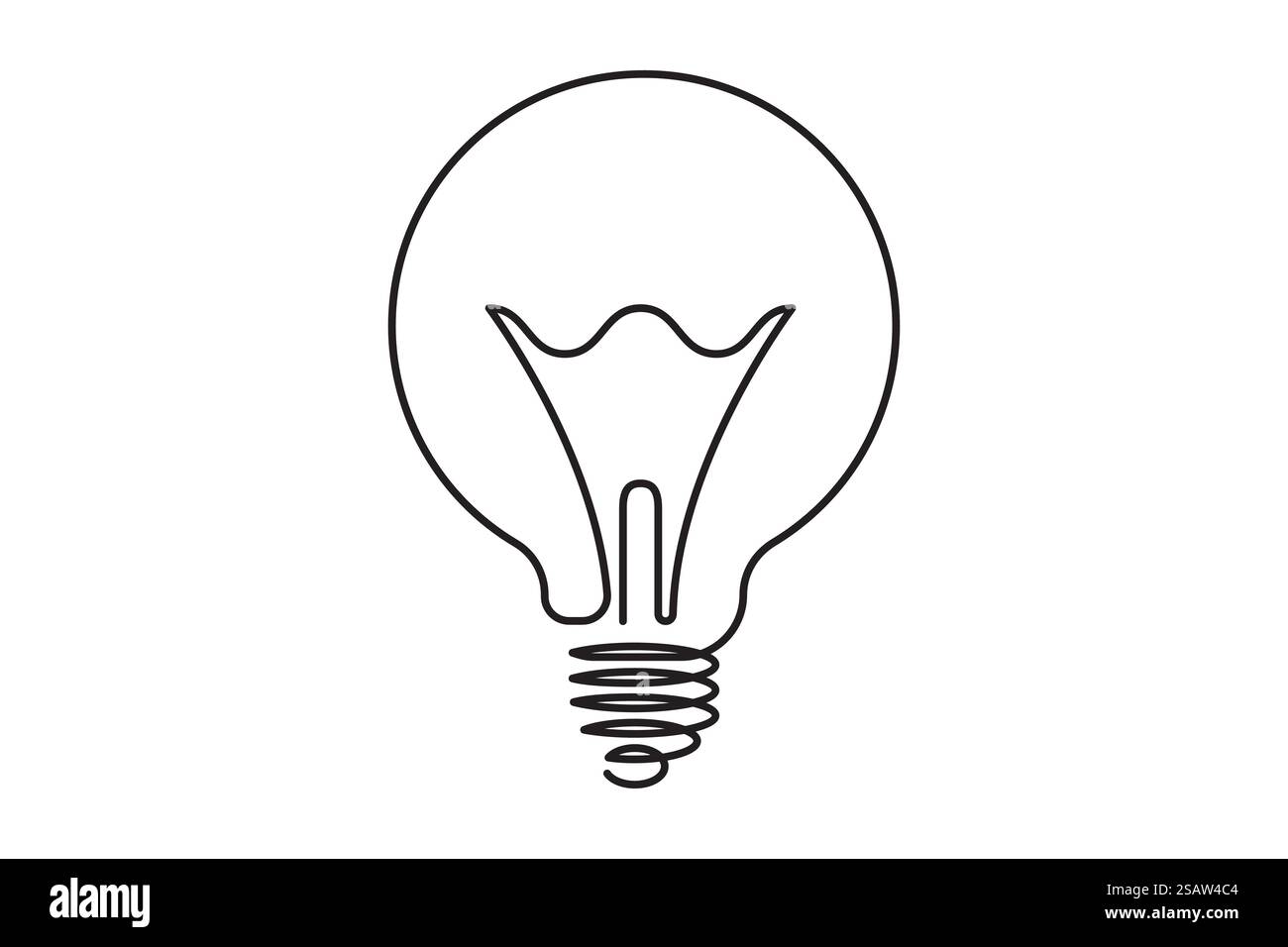 Electric light bulb icon. Electricity lamp symbol. Vector illumination ...