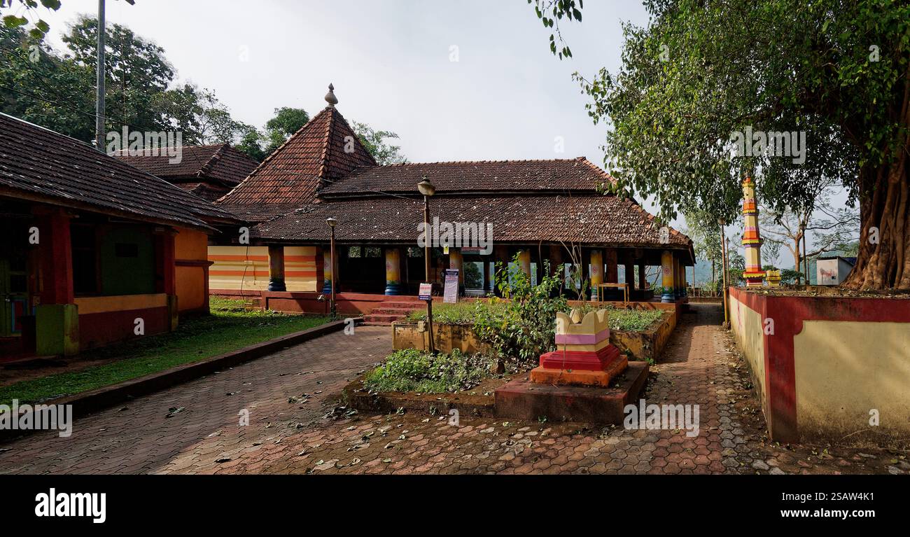Hindu Goddess Devi Bhagvati Temple at Dhamapur state Maharashtra Stock ...