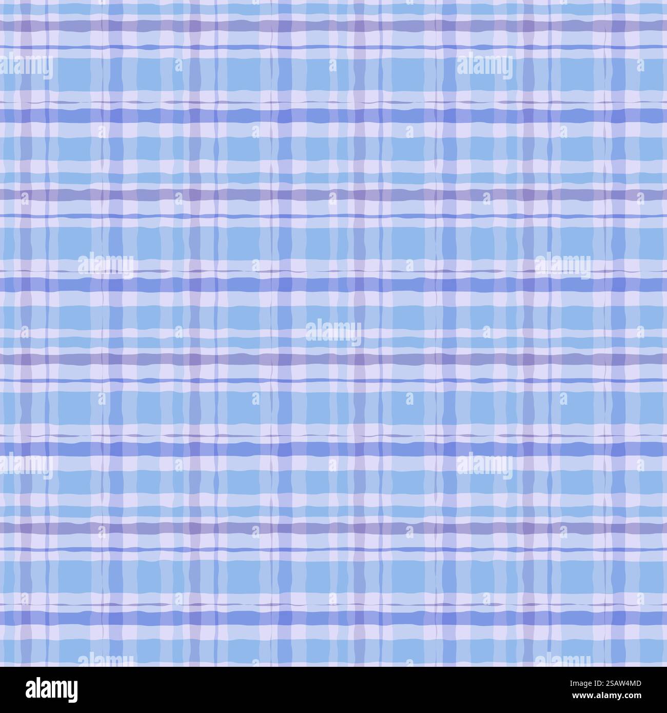Hand drawn watercolor tartan plaid seamless pattern. Vector background ...