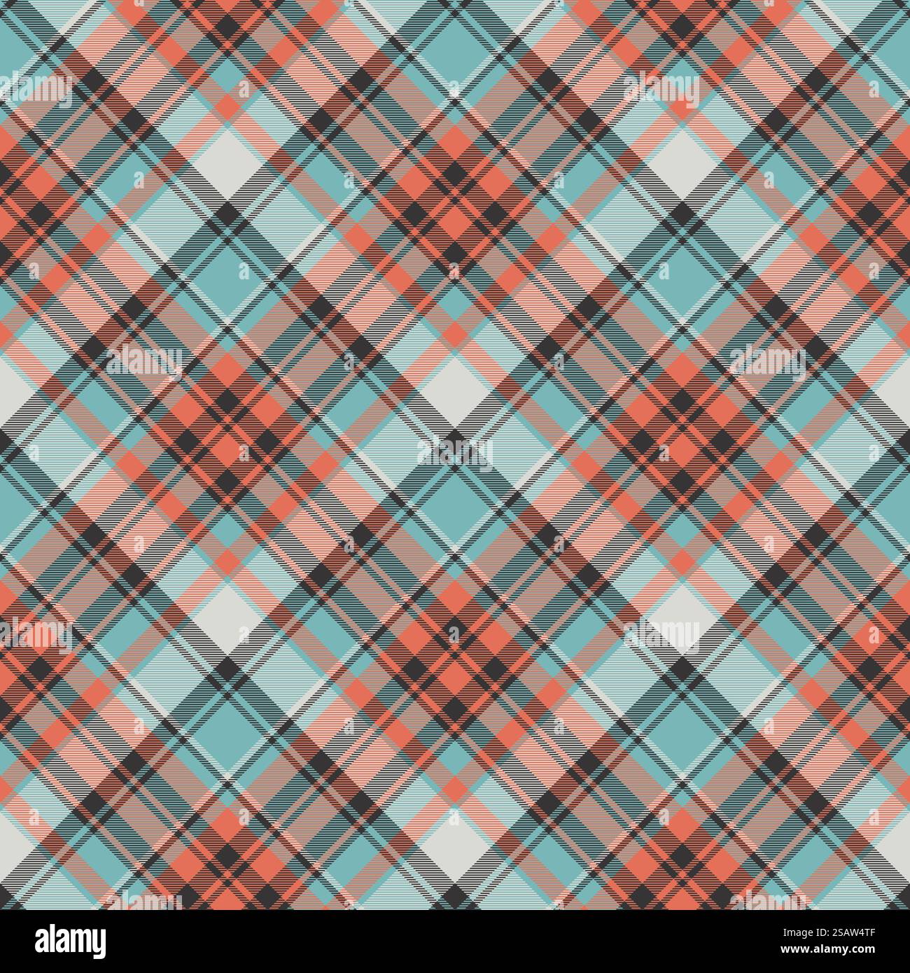 Modern check plaid fabric texture seamless pattern. Vector illustration ...