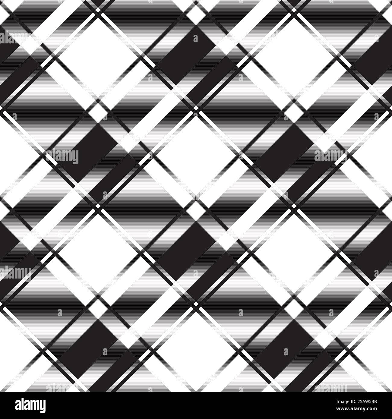 Fabric texture black white color seamless pattern. Vector illustration ...