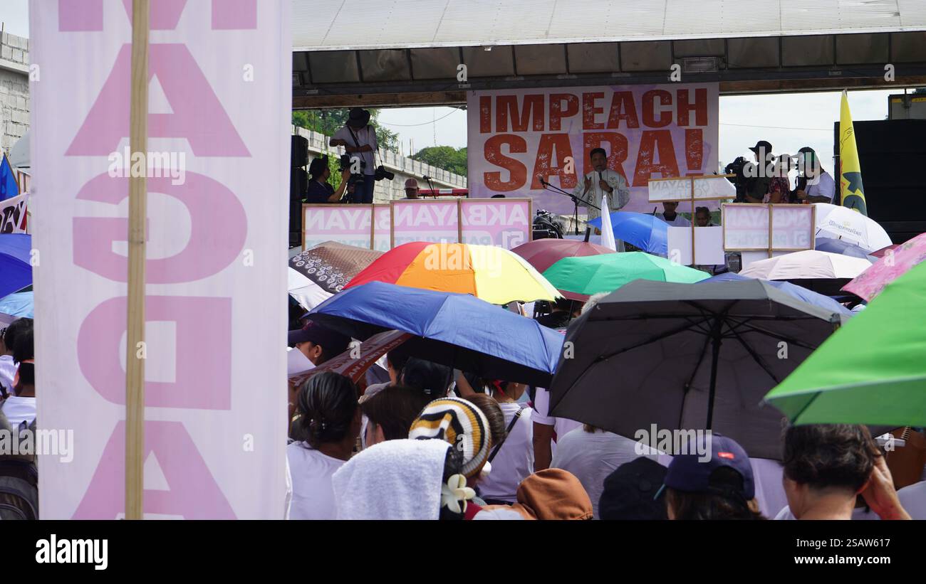 Quezon City, Philippines. 31st January 2025. Thousands of protesters ...