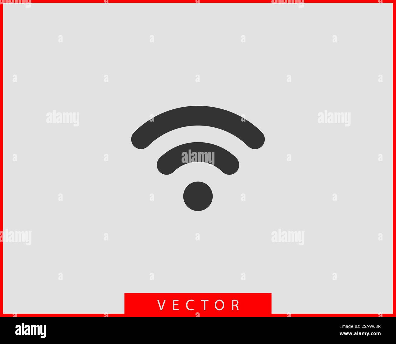 Free wi fi icon. Connection zone wifi vector symbol. Radio waves signal ...