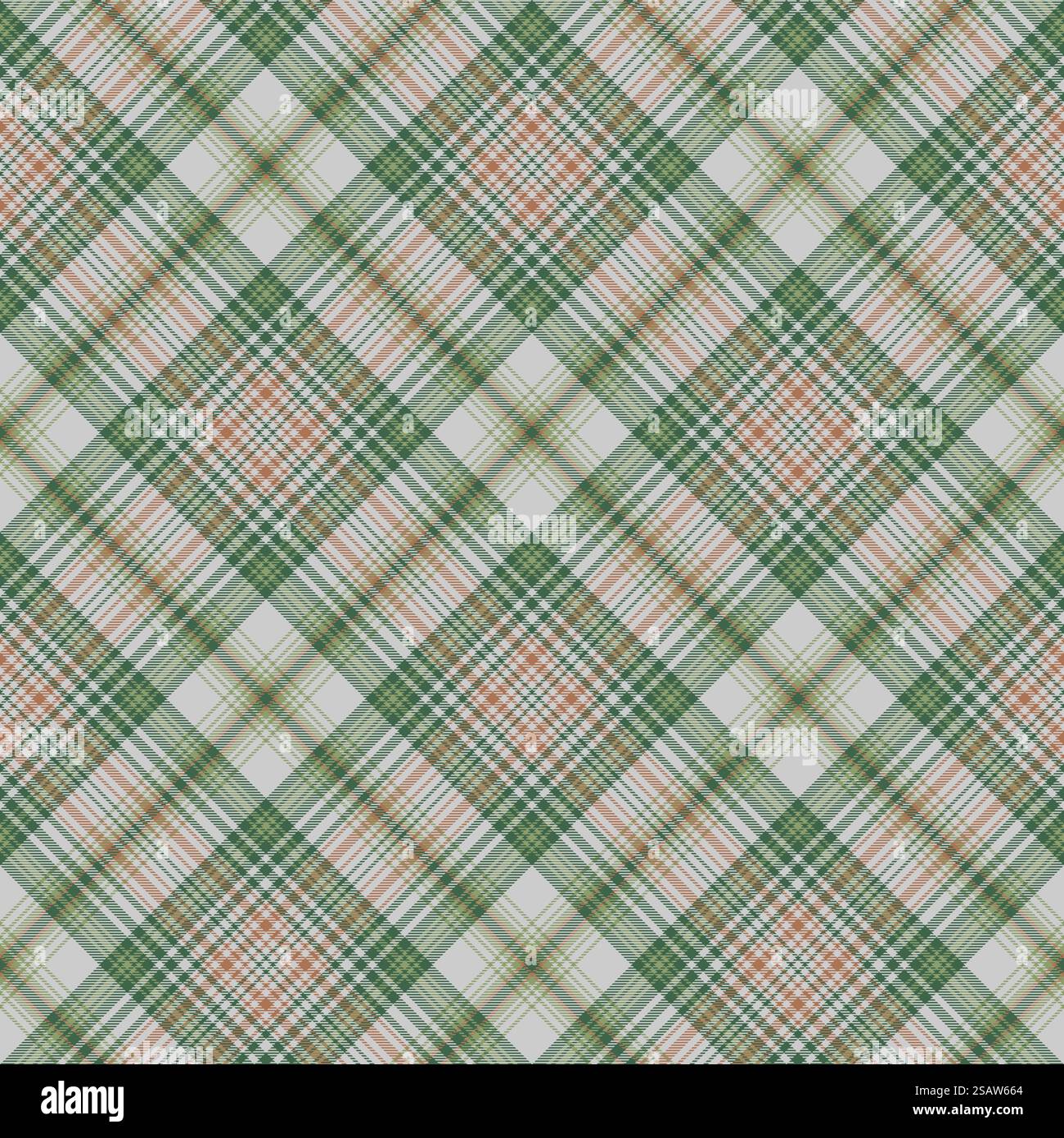 Green gold check plaid seamless fabric texture. Vector illustration ...