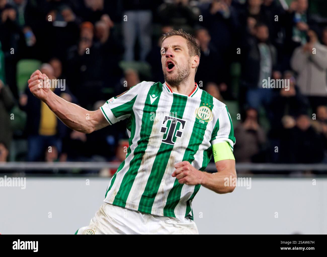 Budapest, Hungary. 30th January, 2025. Barnabas Varga of Ferencvarosi ...