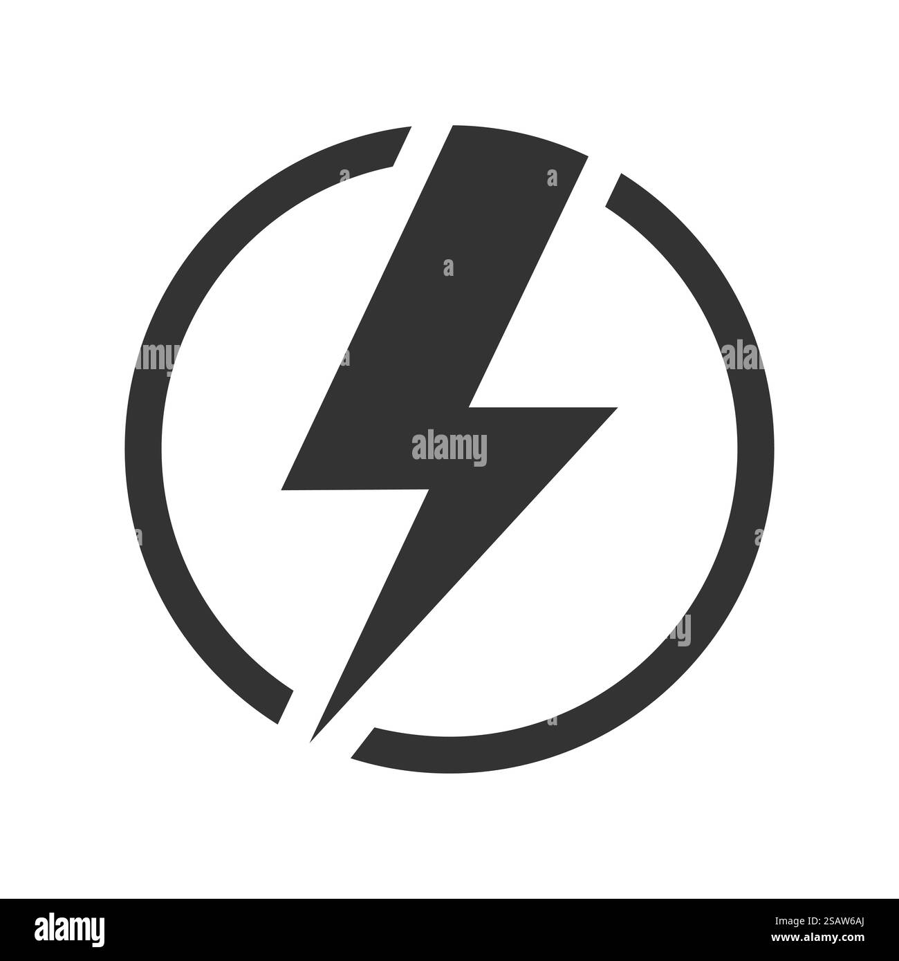 Power energy icon. Flash vector symbol Stock Vector Image & Art - Alamy