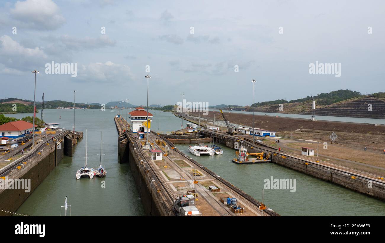 Colon, Panama - May 06, 2019: Transportation and travel. Transport ...