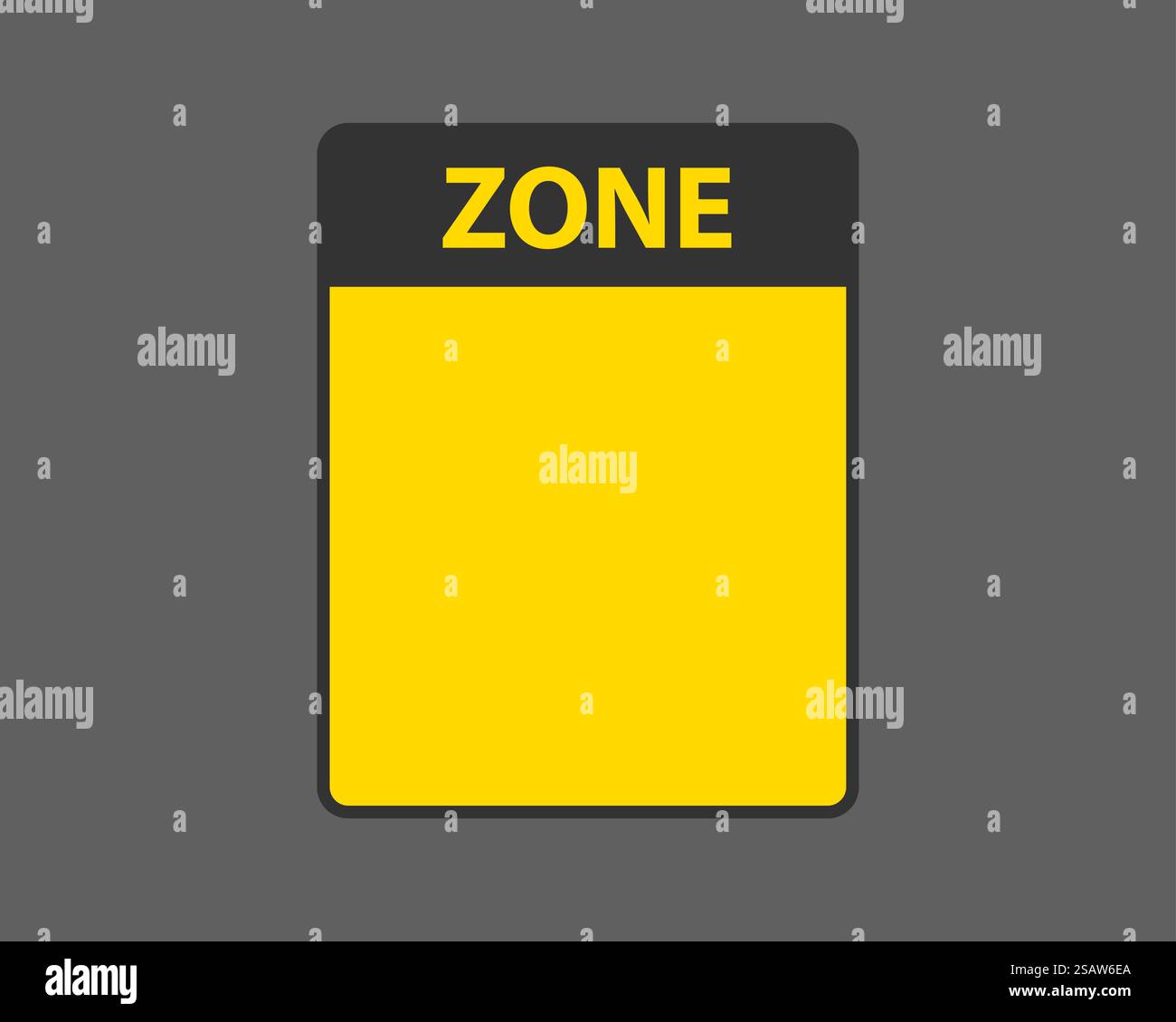 Danger sign isolated. Warning label empty template vector Stock Vector ...