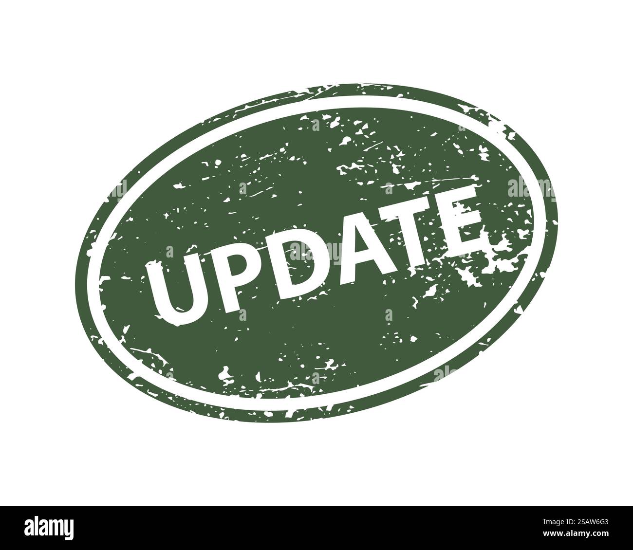 Update stamp vector texture. Rubber cliche imprint. Web or print design ...