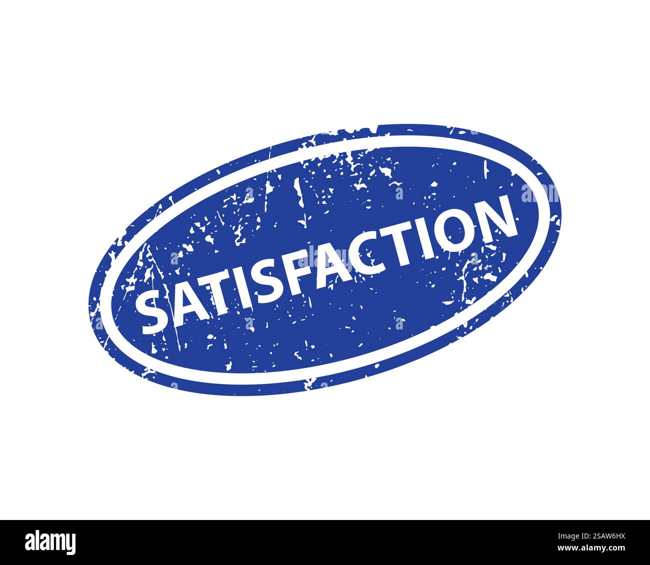 Satisfaction stamp vector texture. Rubber cliche imprint. Web or print design element for sign ...