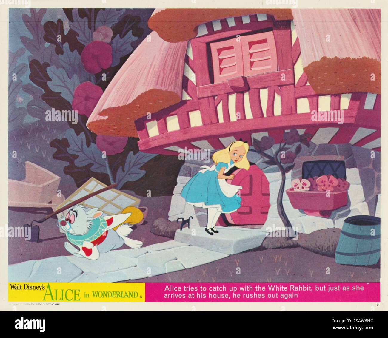 Alice in Wonderland (RKO, 1951). Walt Disney Stock Photo - Alamy