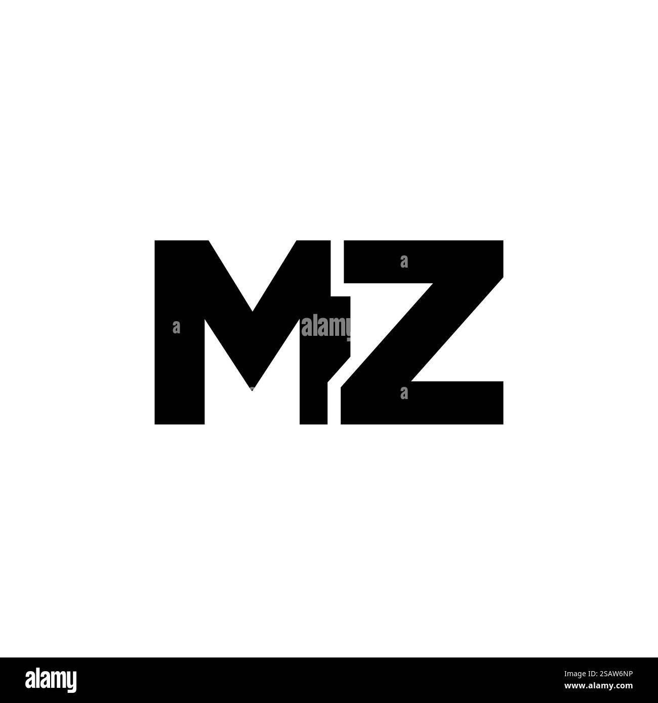 Letter mz logo hi-res stock photography and images - Alamy