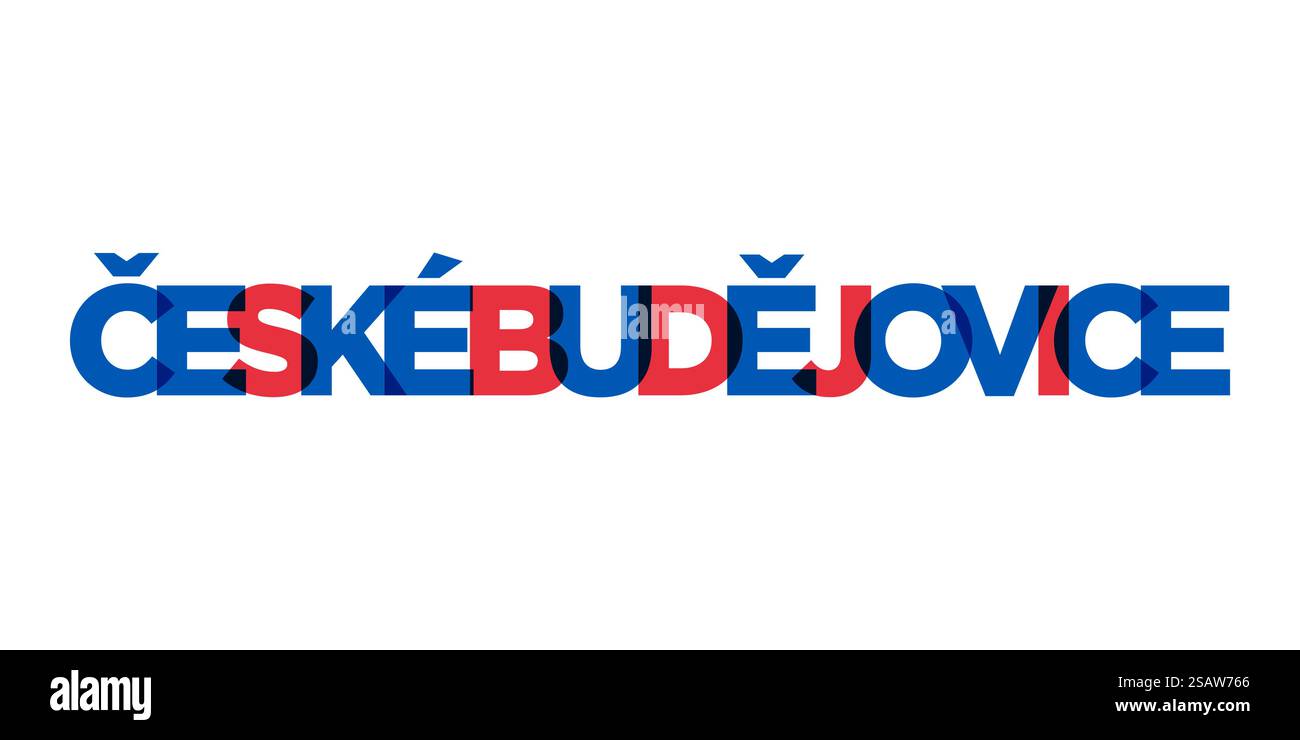 Ceske Budejovice in the Czech emblem for print and web. Design features ...