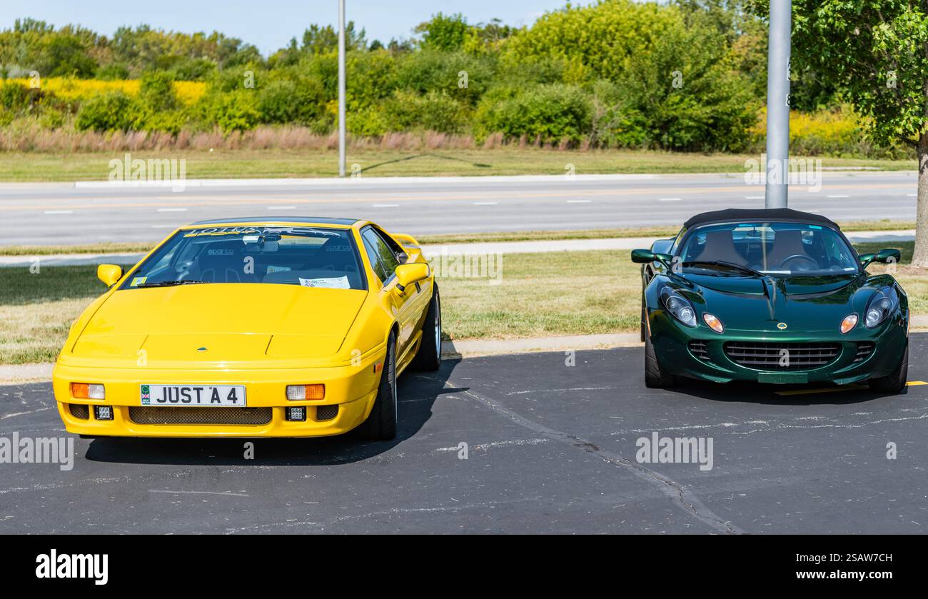 Chicago, Illinois, USA - September 08, 2024: Lotus Esprit S4S model ...