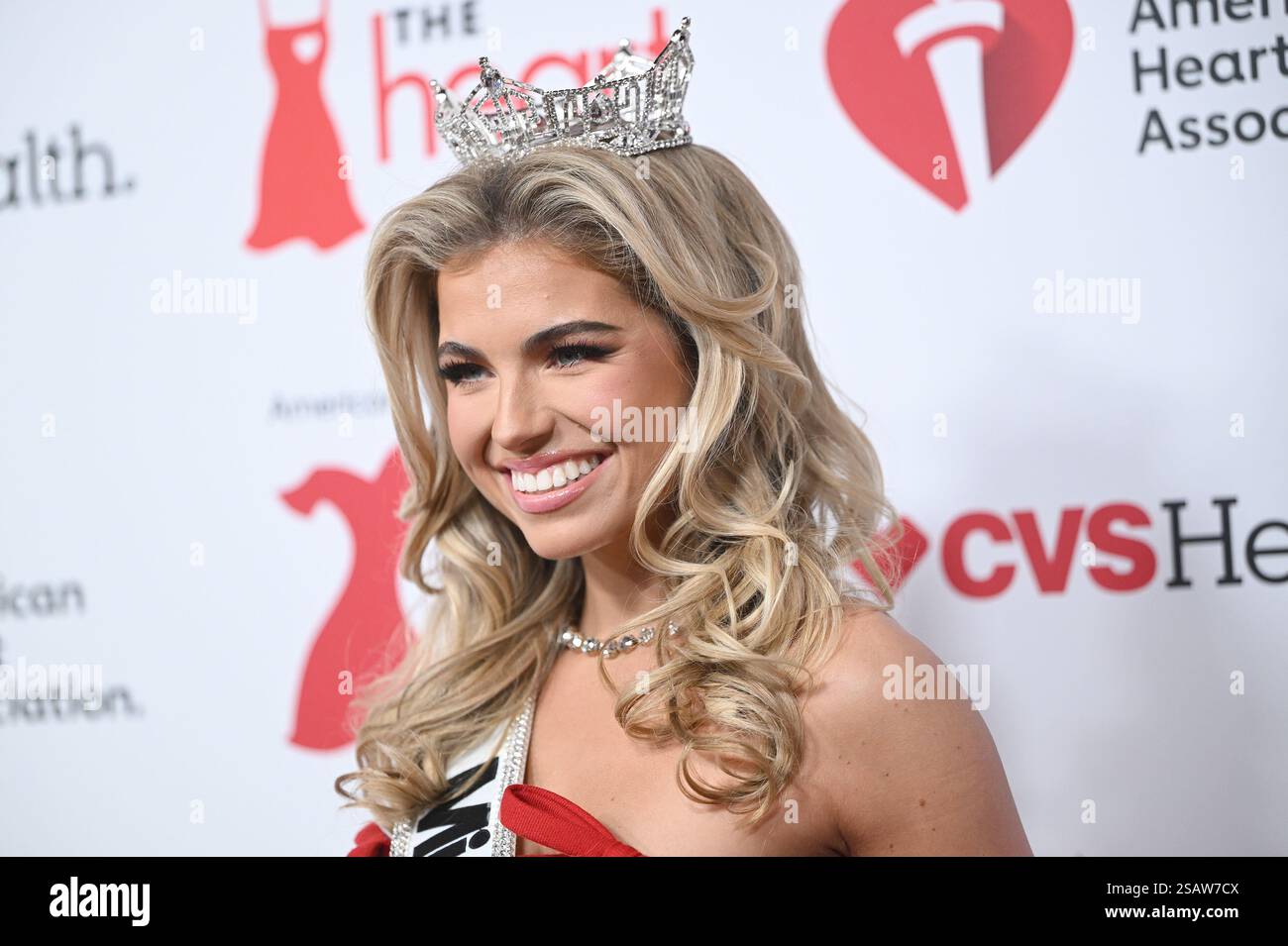 New York, USA. 30th Jan, 2025. Miss America Abbie Stockard attends The ...
