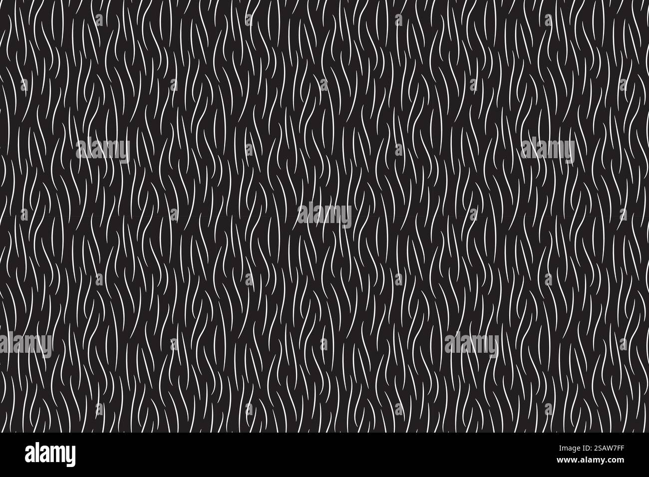 Fur texture wild animal skin black white seamless pattern. Vector illustration.. Fur texture ...