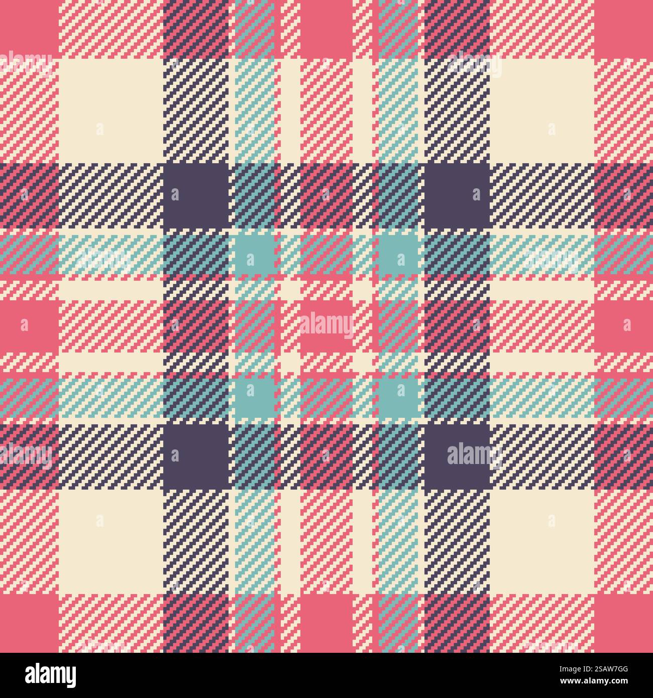 Textile design of textured plaid. Checkered fabric pattern tartan for ...