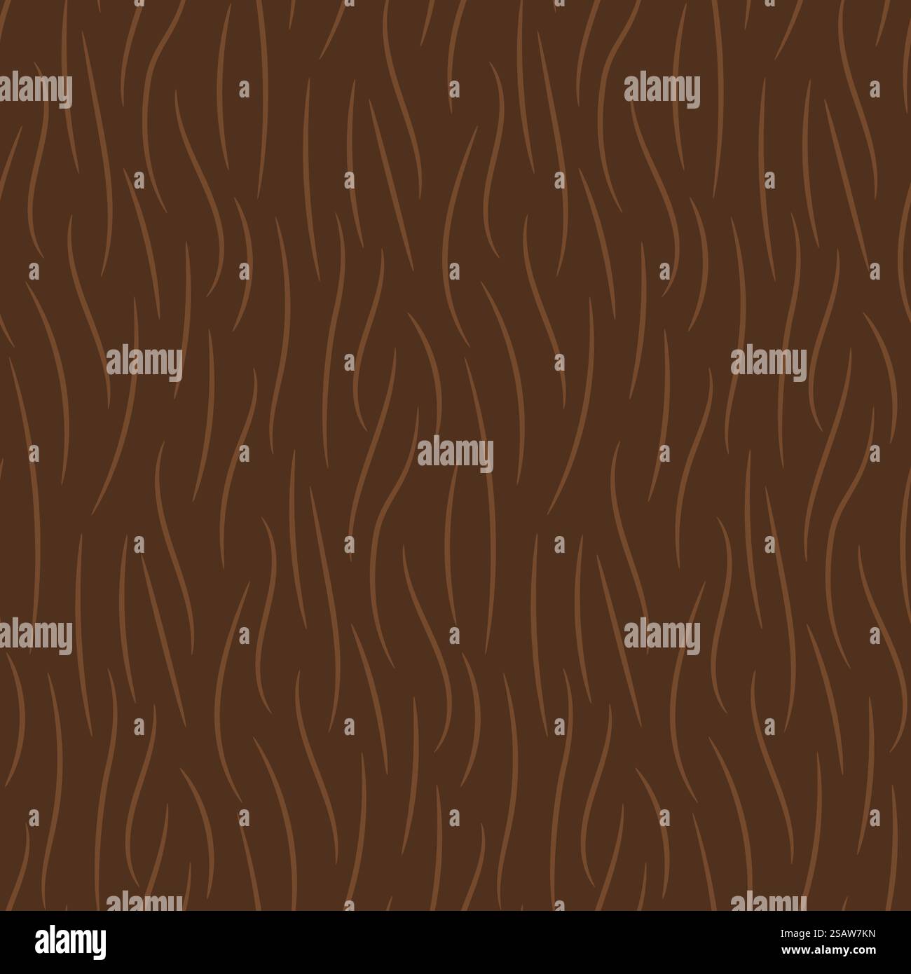 Hand drawn brown animal fur texture seamless pattern. Vector ...
