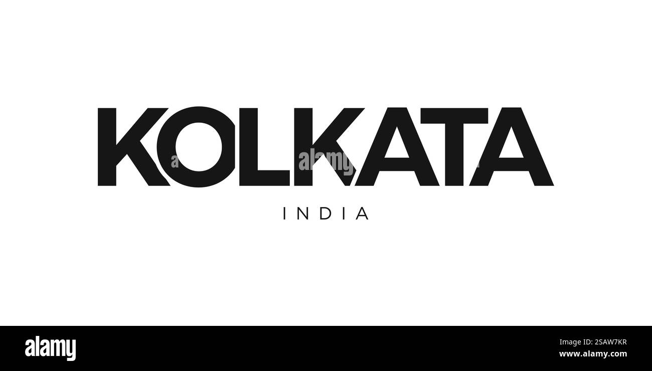 Kolkata in the India emblem for print and web. Design features ...