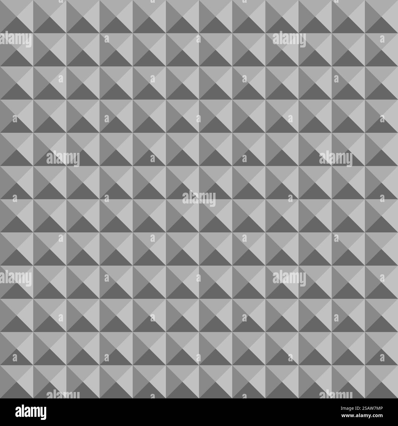 Metal Texture Cube Build Abstract Seamless Pattern Vector Background