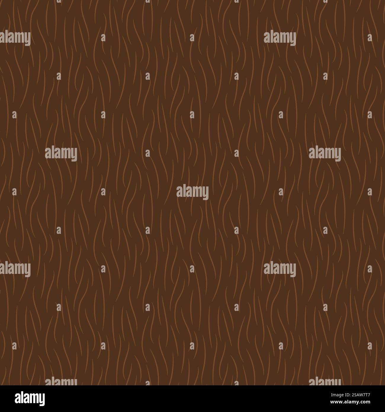 Hand drawn brown animal fur texture seamless pattern. Vector ...