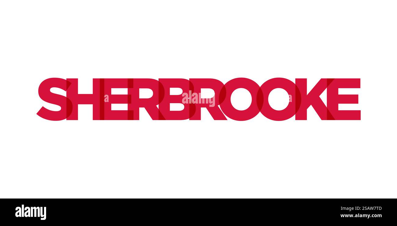 Sherbrooke in the Canada emblem for print and web. Design features ...