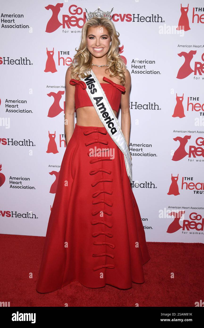 New York, USA. 30th Jan, 2025. Miss America Abbie Stockard attends The ...