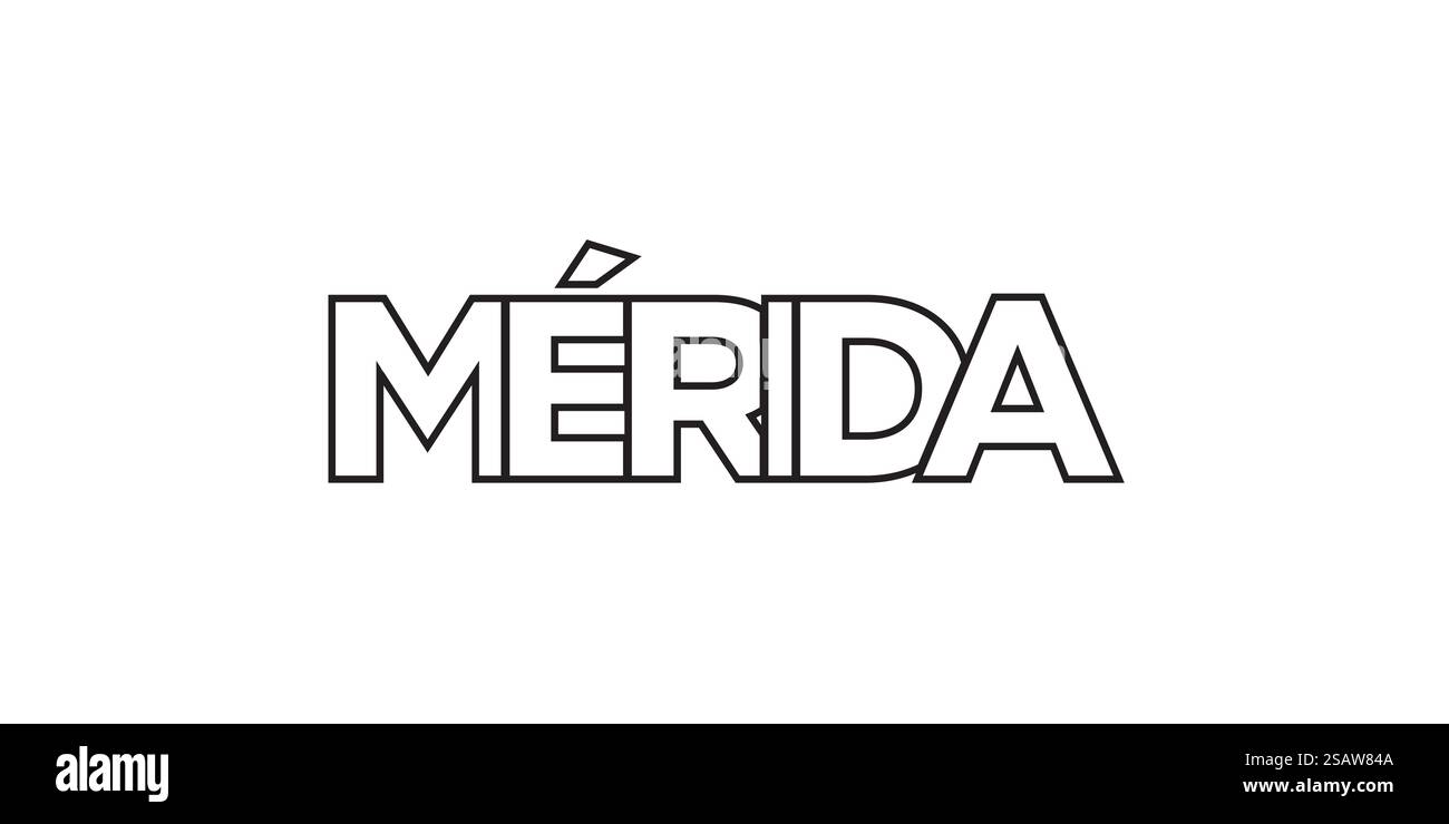 Merida in the Mexico emblem for print and web. Design features ...