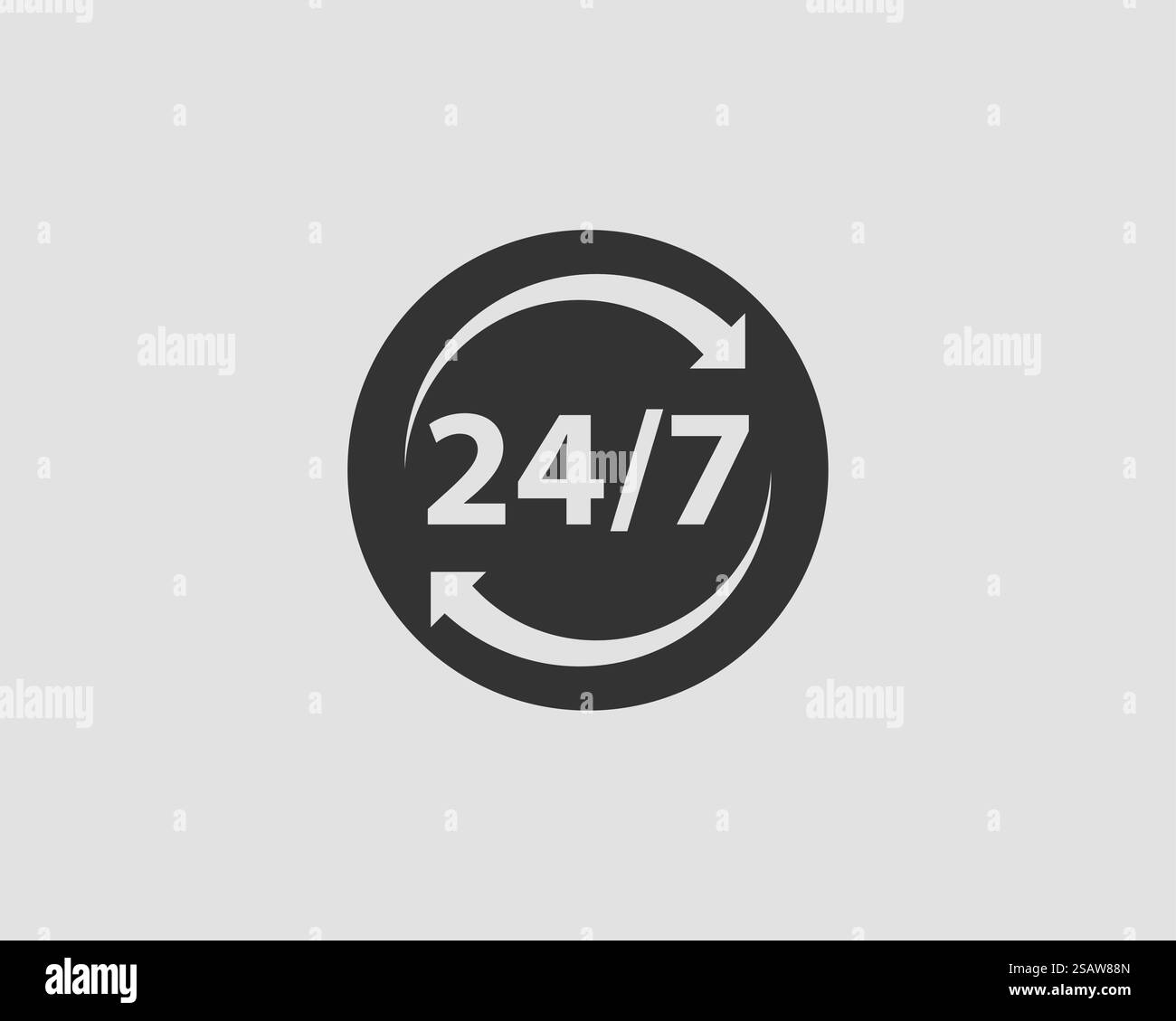 Customer support 24 hour Stock Vector Images - Alamy