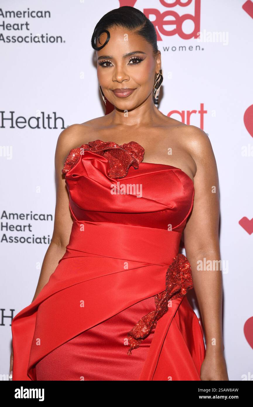 New York, USA. 30th Jan, 2025. Sanaa Lathan attends The American Heart Association's Red Dress ...