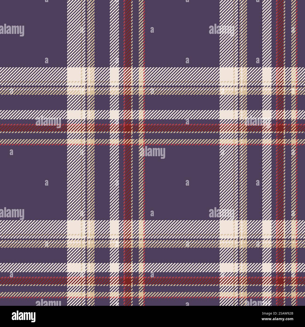 Plaid seamless pattern. Check fabric texture. Vector textile print ...