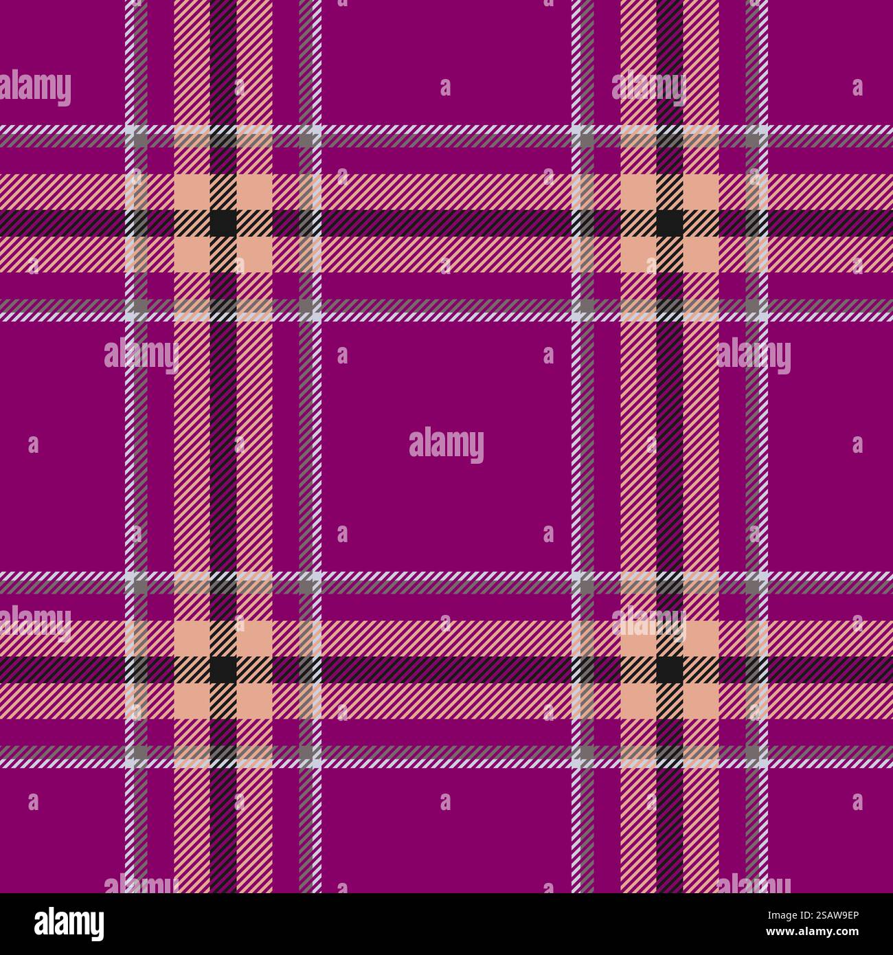 Plaid seamless pattern. Check fabric texture. Vector textile print ...