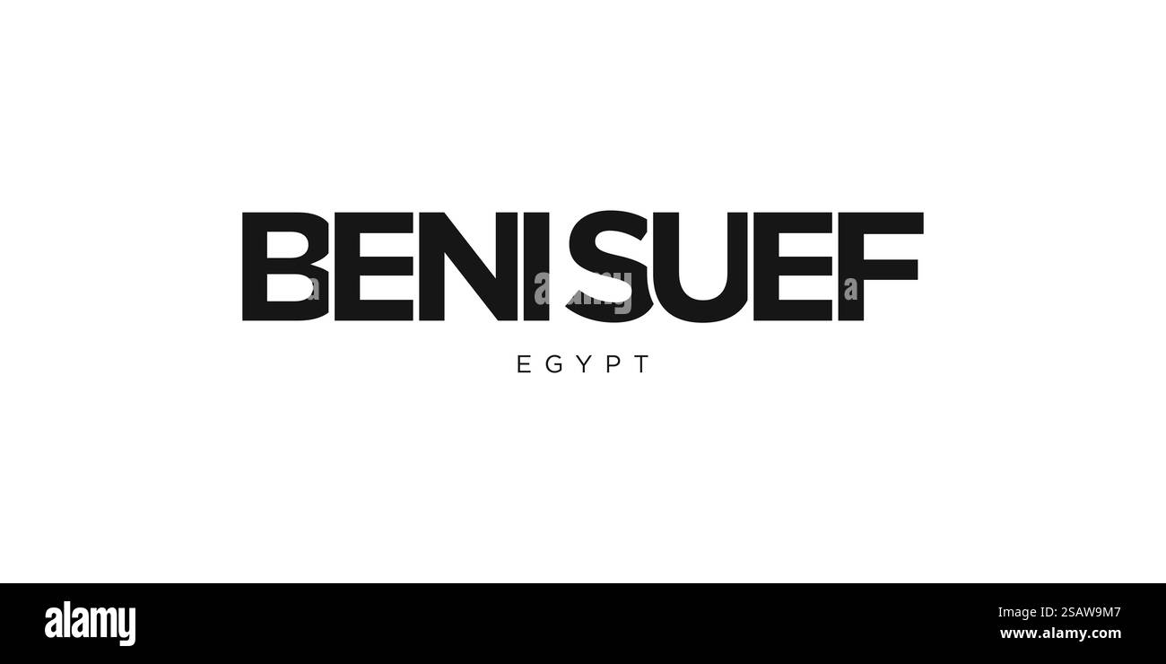 Beni Suef in the Egypt emblem for print and web. Design features ...