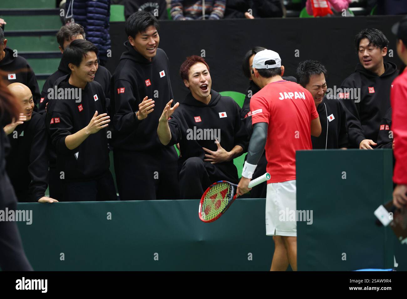 Bourbon Beans Dome, Hyogo, Japan. 31st Jan, 2025. Japan team group, JANUARY 31, 2025 - Tennis ...