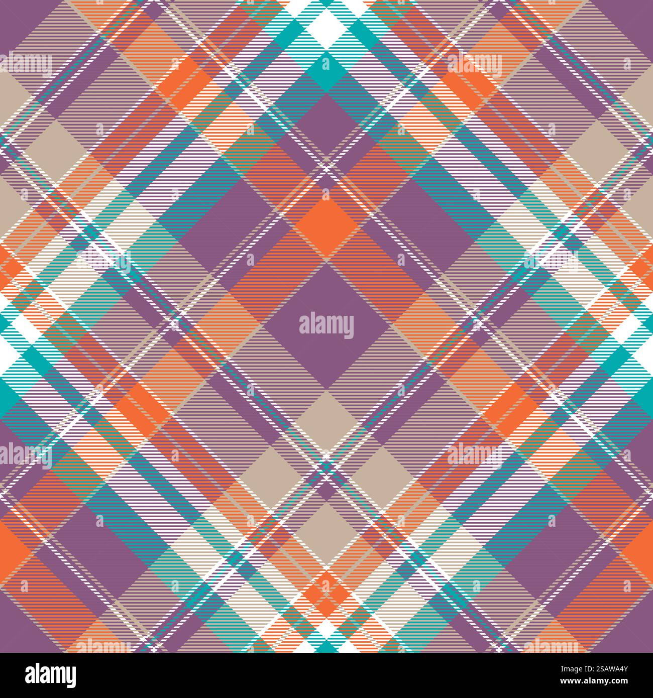 Abstract check plaid cotton texture seamless pattern. Flat design ...