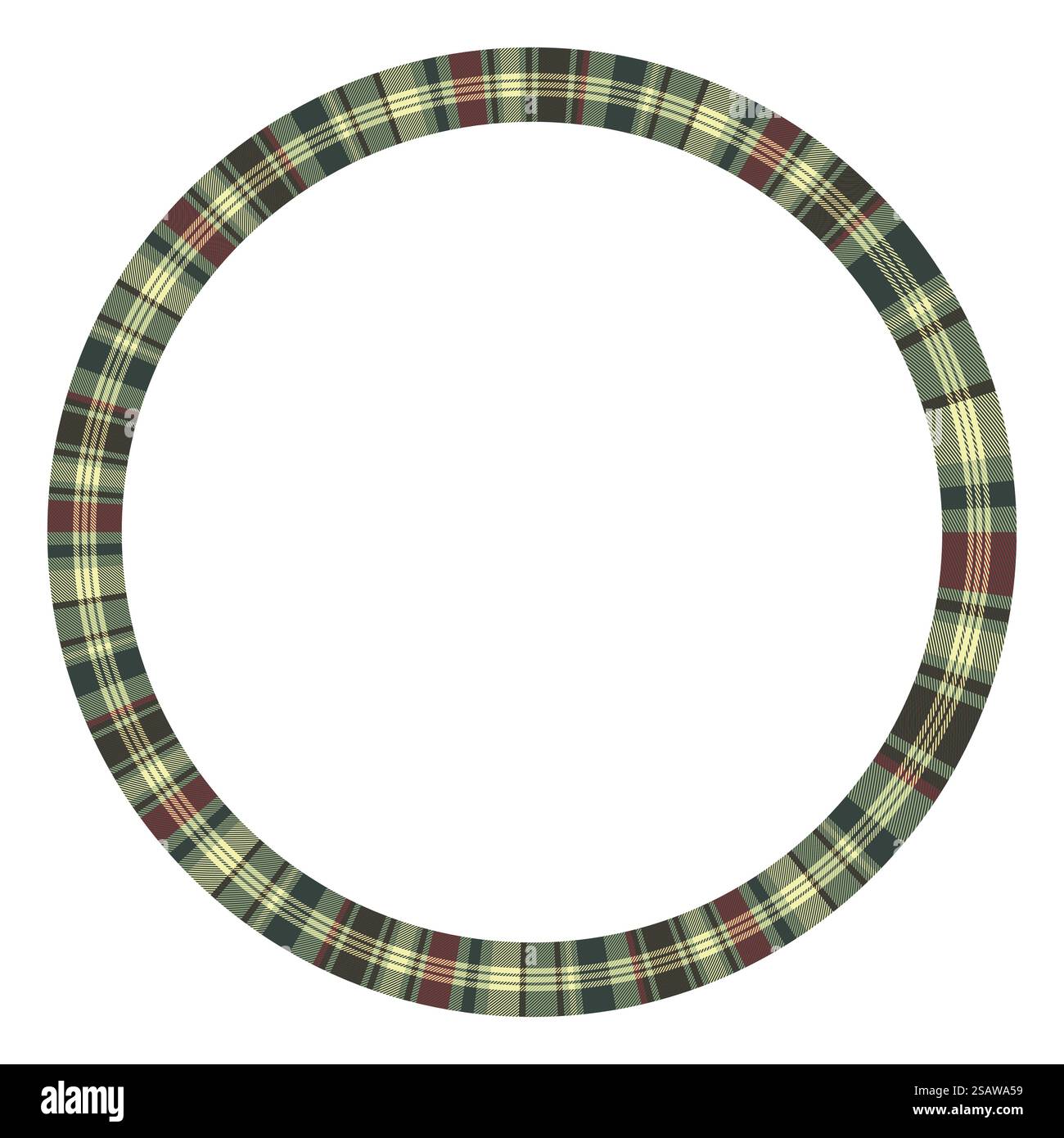 Frame vector vintage pattern design. Tartan plaid texture. Isolated on ...