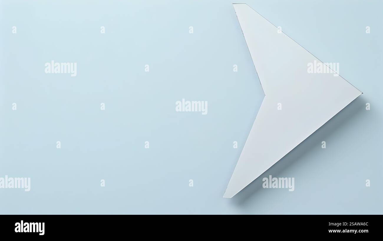 This image depicts a simple,abstract timeline arrow against a blank ...